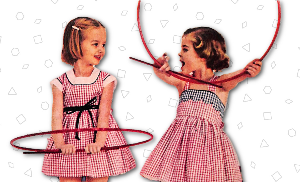 1953 Red White and Gingham – Mid-Century Page
