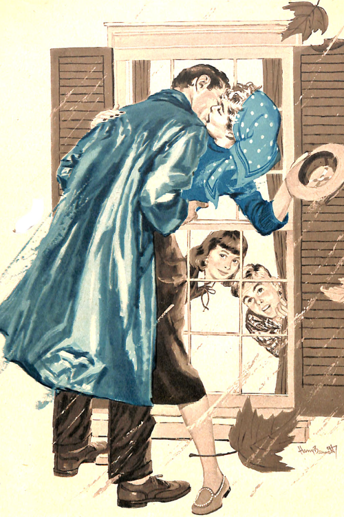 Harry Bennett’s Art in Family Circle’s 1955 Story – Mid-Century Page