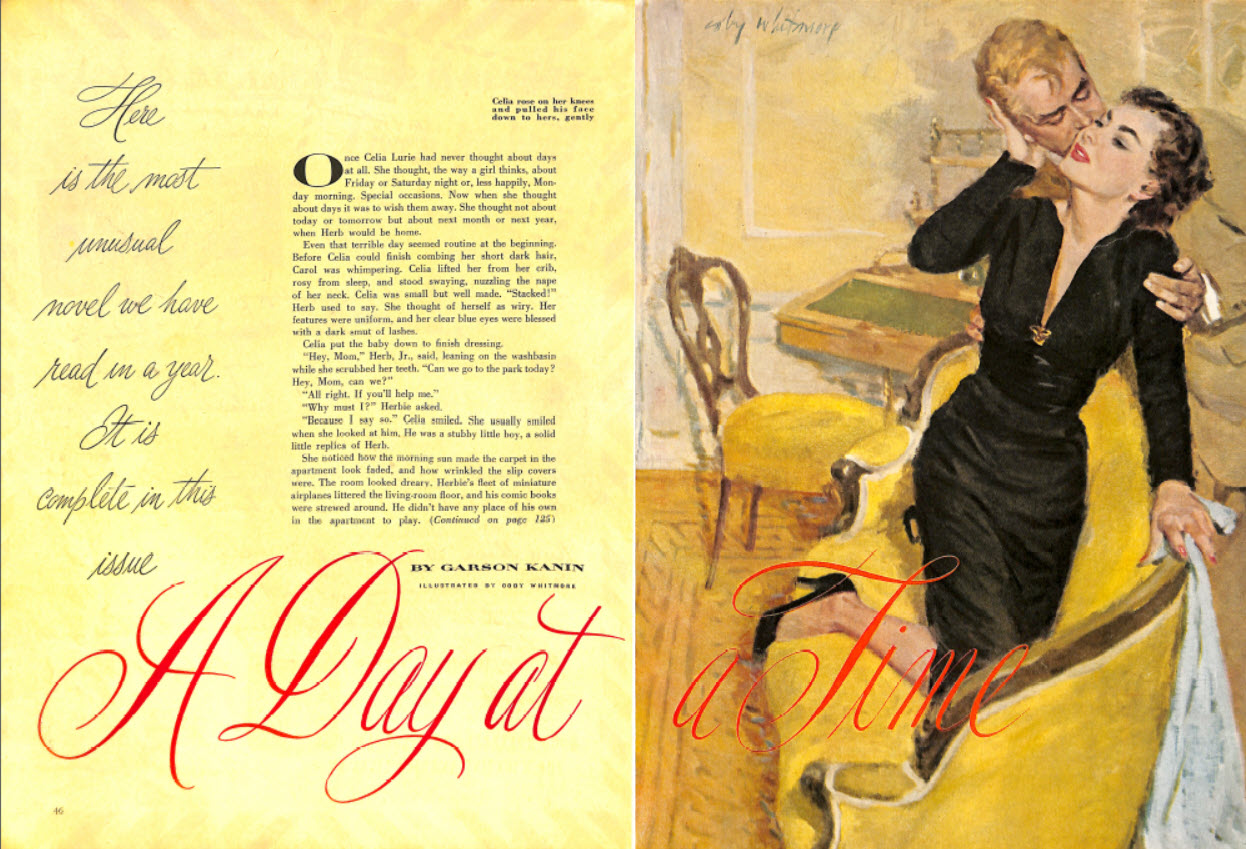 The Legacy of Coby Whitmore: Good Housekeeping 1955 Art – Mid-Century Page