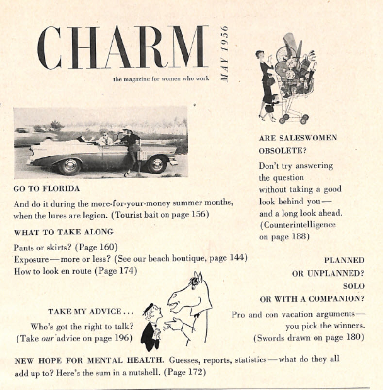 Vintage Love: Charm Magazine’s 1956 Wedding Ads – Mid-Century Page