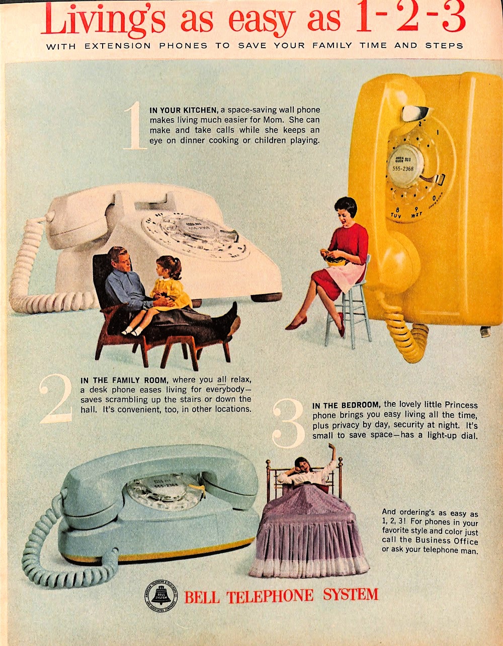 1963 – Attack of the Killer Rotary Phones – Mid-Century Page