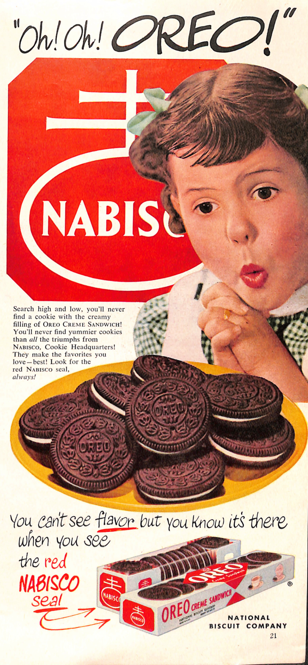 1950 – Oreo Cookies – Mid-Century Page