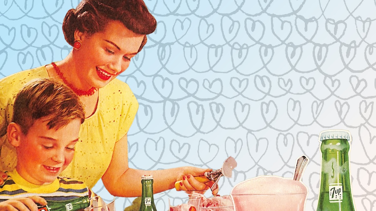 1952 – How to Make a 7-Up Float – Mid-Century Page