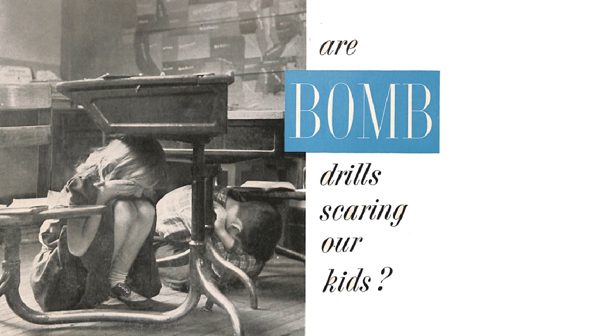 1951 – Elementary School Bomb Drills – Mid-Century Page
