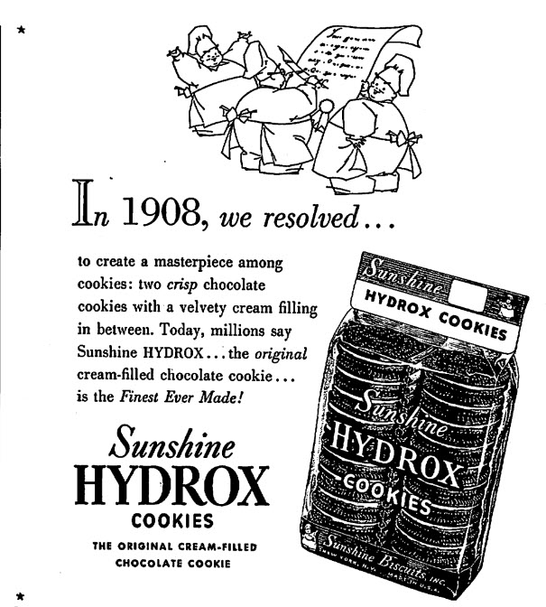 1958 – The Hydrox Cookie Celebration – Mid-Century Page