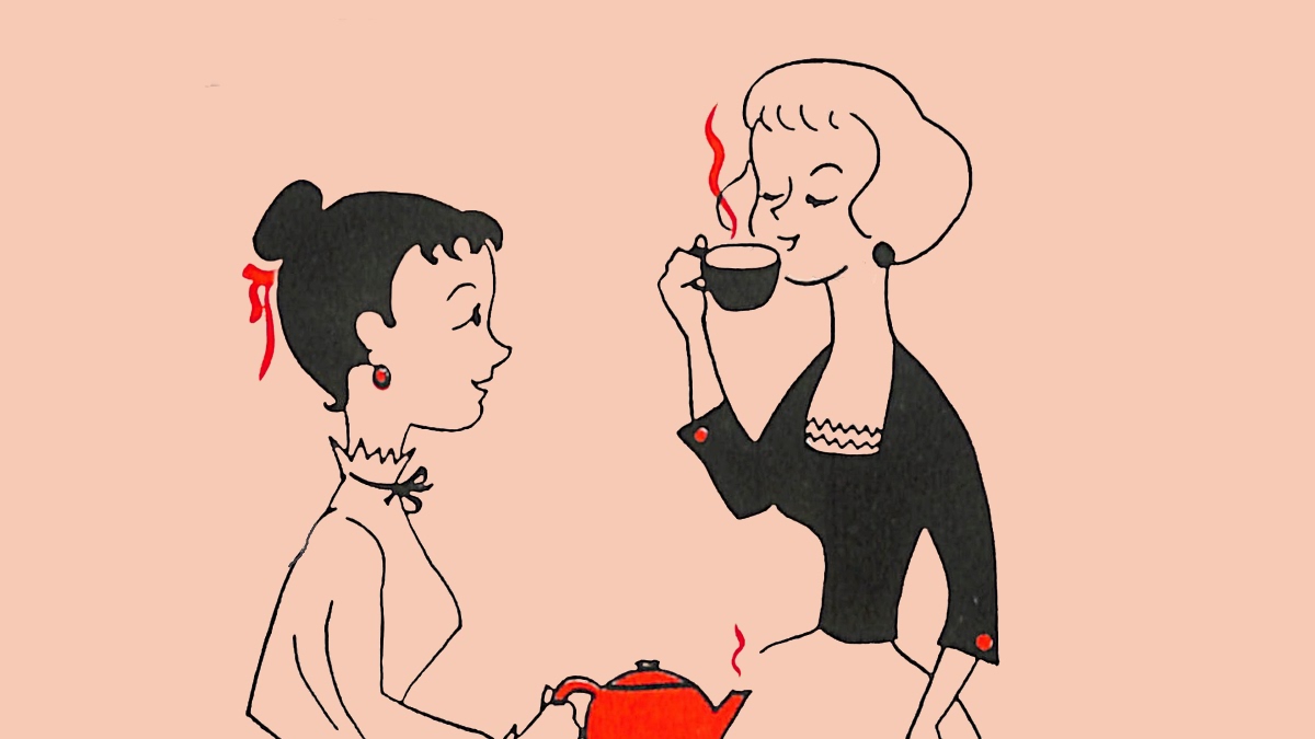 1952 – Tea Recipes for Americans – Mid-Century Page