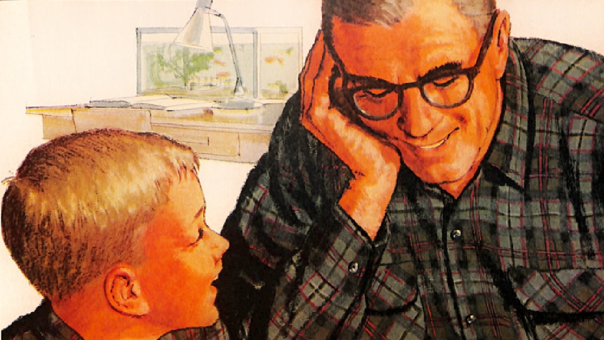 1963 – Ted Rand Illustration – Mid-Century Page