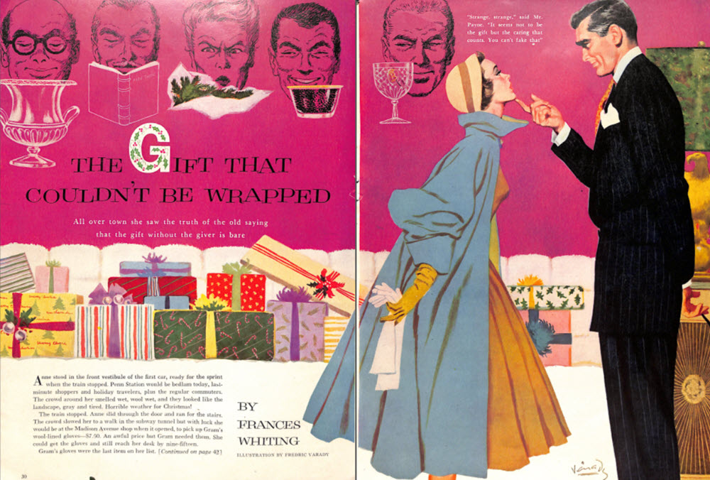 Christmas Illustrations by Fredric Varaday – Mid-Century Page