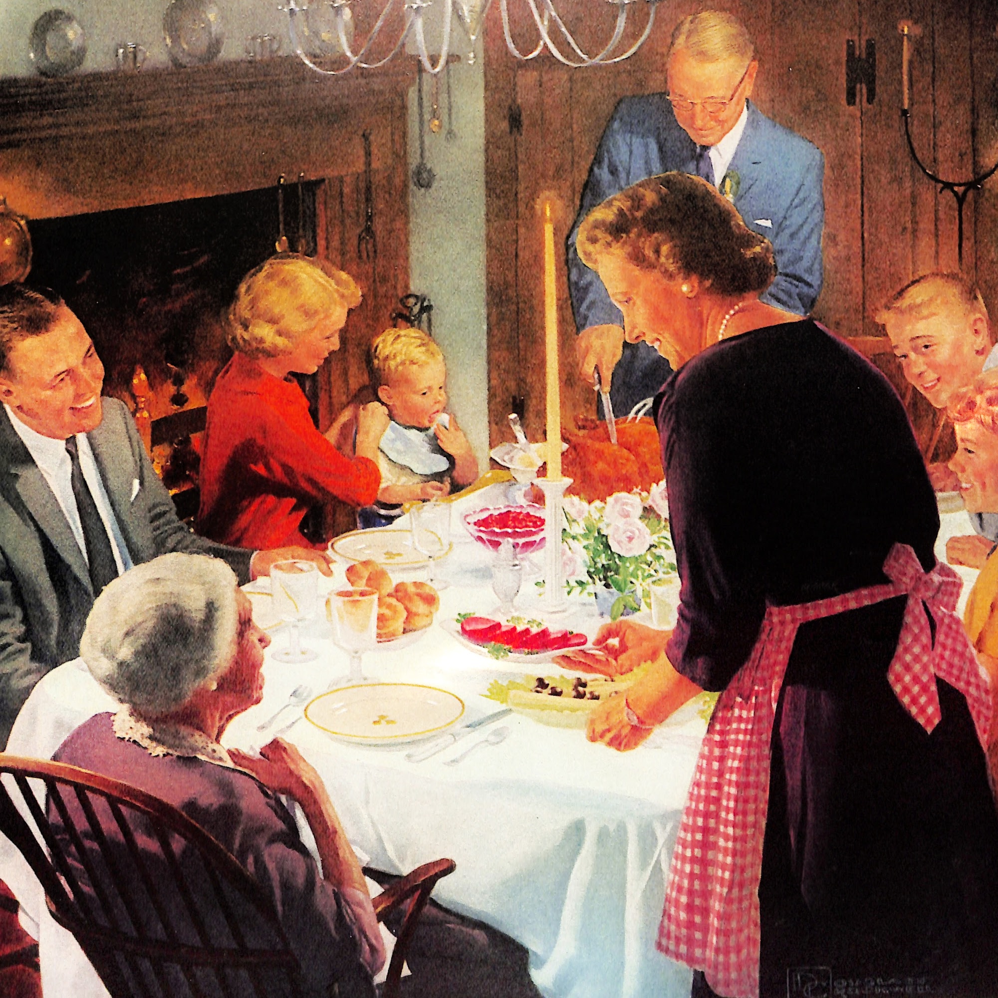 A Nostalgic Look at Christmas Dinner Traditions – Mid-Century Page
