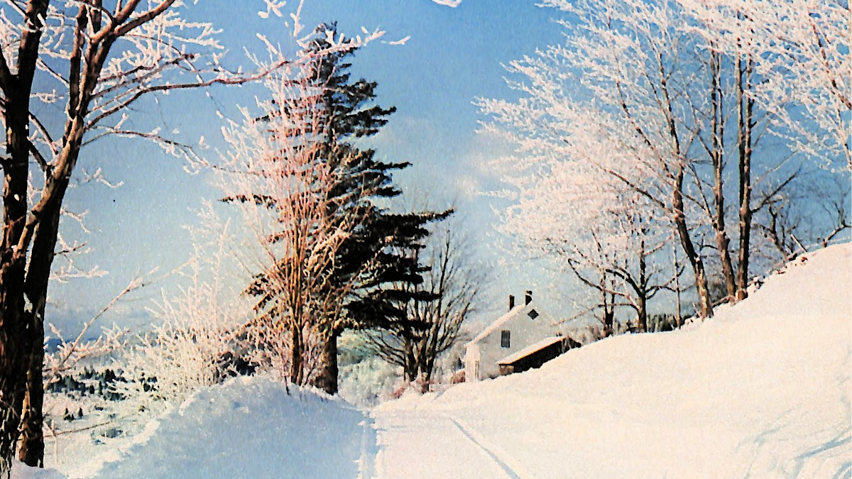 1956 – Winter Scene – Mid-Century Page