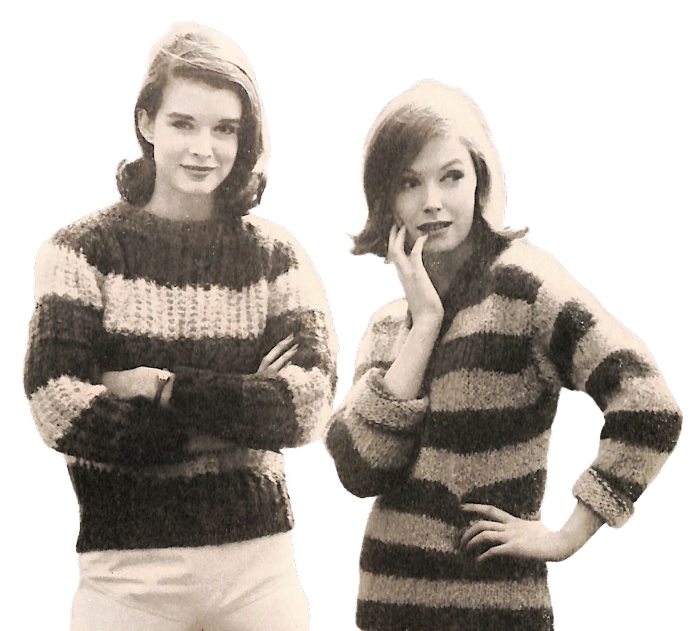 1960 – Bright and Bulky Sweaters – Mid-Century Page