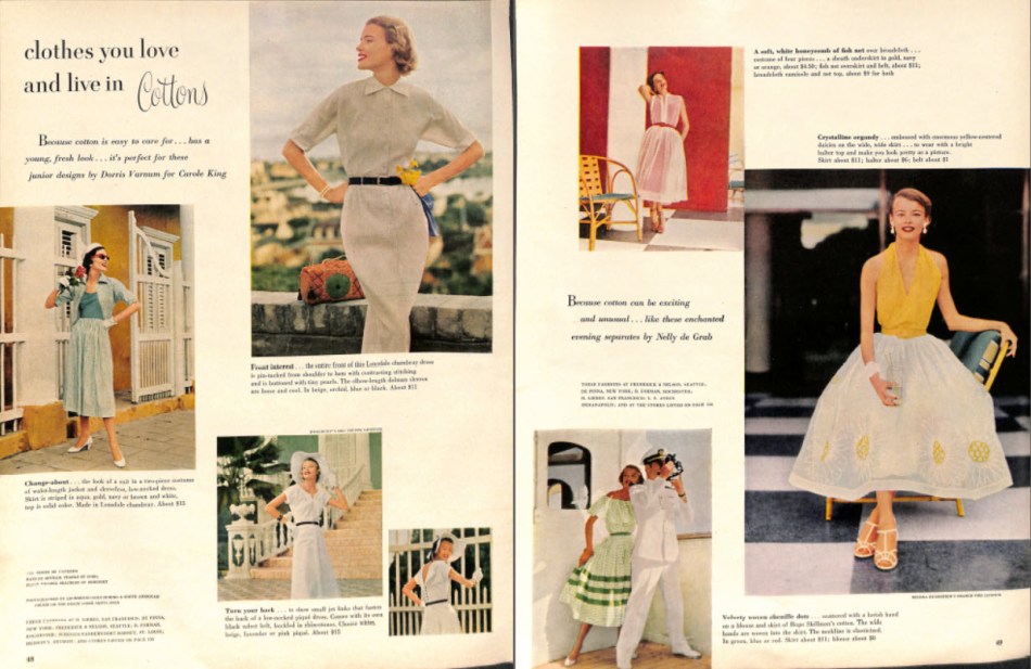 Fashion Evolution: 1950s to 1960s in McCalls – Mid-Century Page
