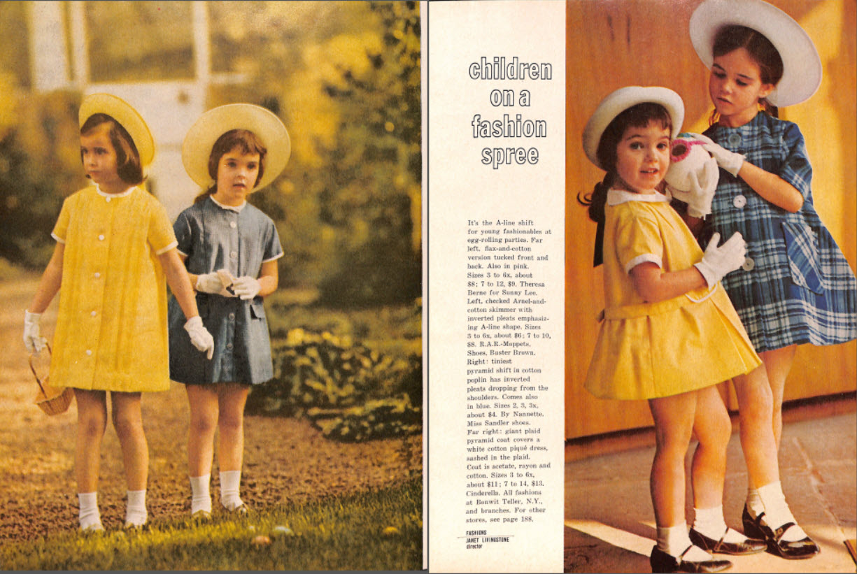 Easter Outfits for Children: Good Housekeeping 1963 Insights – Mid ...