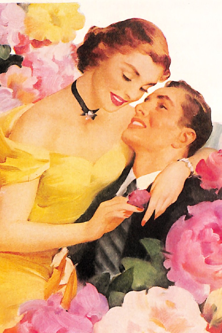 Vintage Advertising: Cashmere Bouquet Soap Illustrations – Mid-Century Page