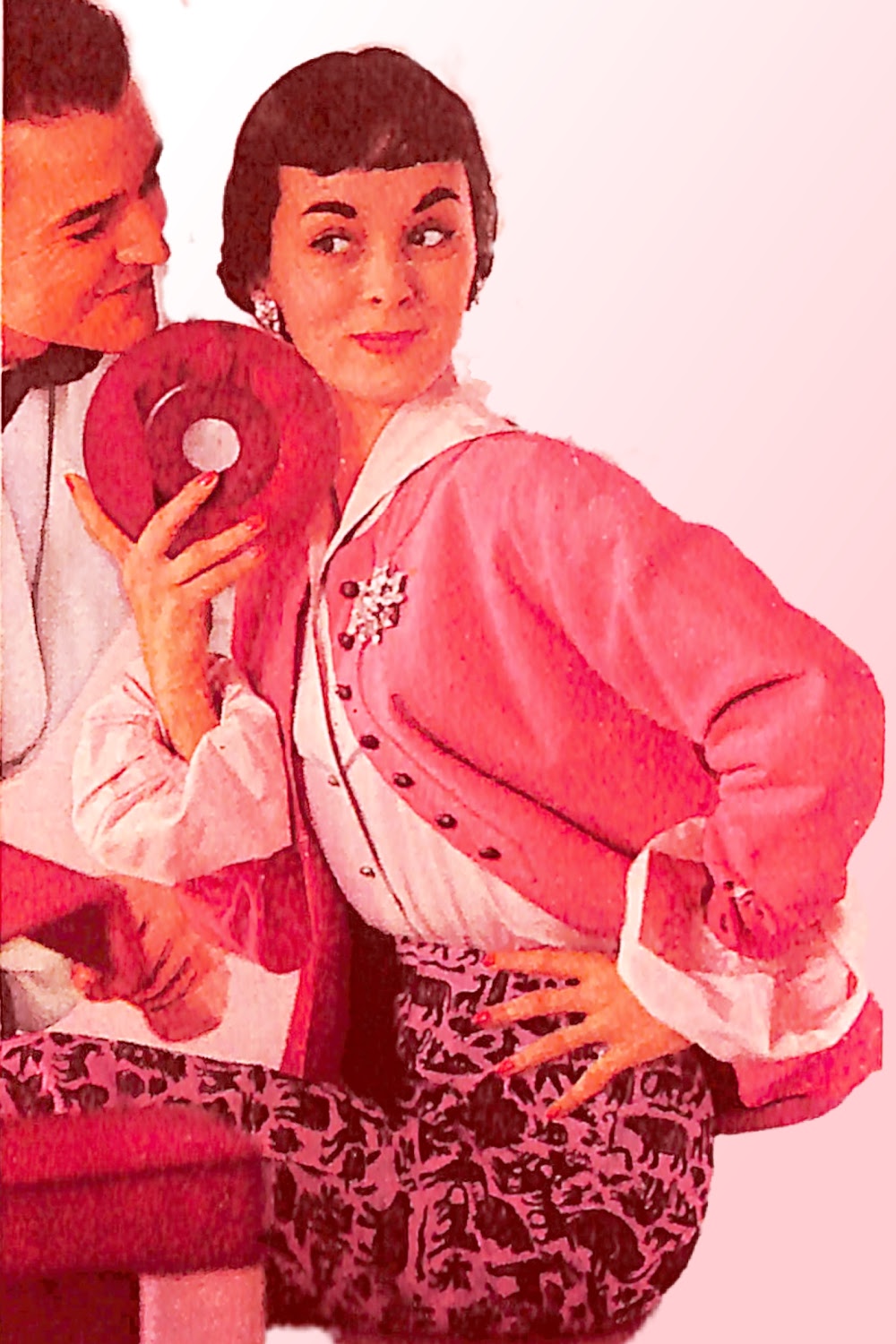 Vintage Cutex Cosmetics Ads: The 1953 Pink Lipstick Trend – Mid-Century ...