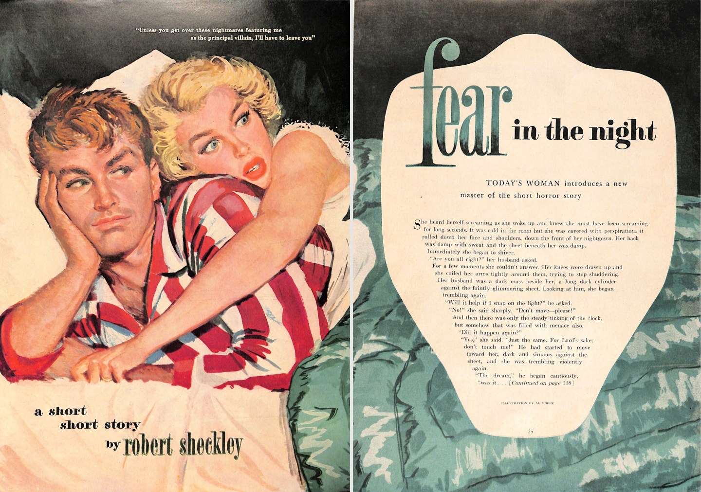 Exploring 1950s Women’s Magazines: Art and Fiction – Mid-Century Page