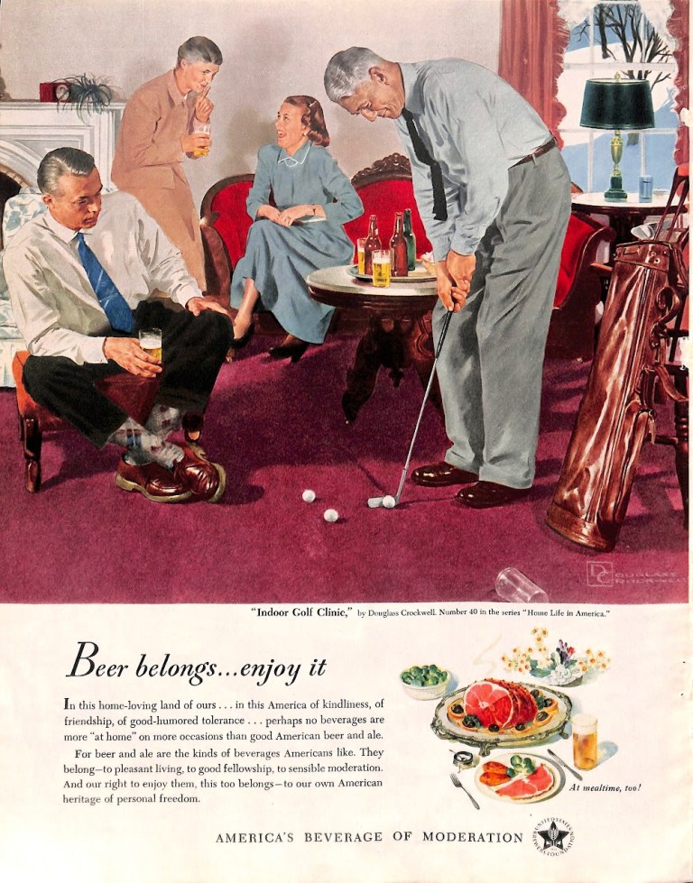Douglass Crockwell’s Mid-Century Beer Illustrations – Mid-Century Page