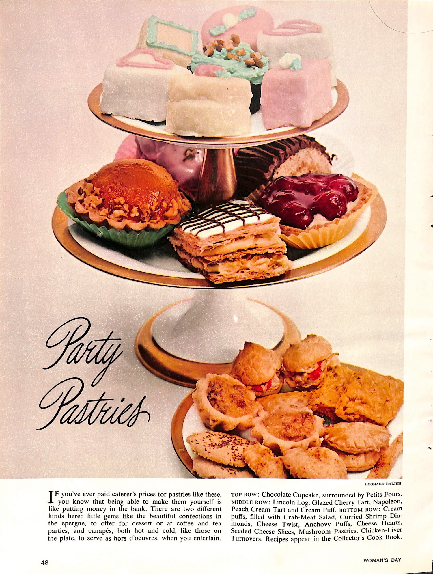 Nostalgic Baking: Vintage Pastry Recipes from Woman’s Day – Mid-Century ...
