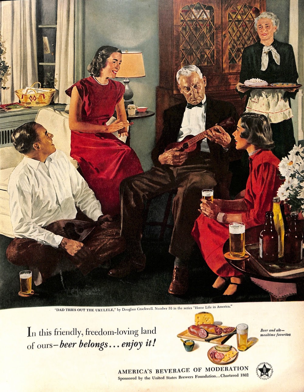 Douglass Crockwell’s Mid-Century Beer Illustrations – Mid-Century Page