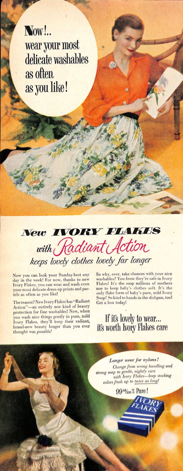 Ivory Flakes: 1950s Laundry Advertising – Mid-Century Page