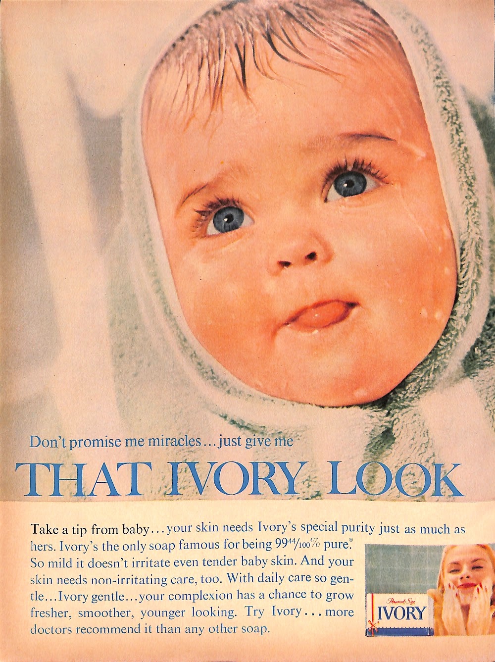 Ivory Soap Ads Featuring Moms and Babies – Mid-Century Page