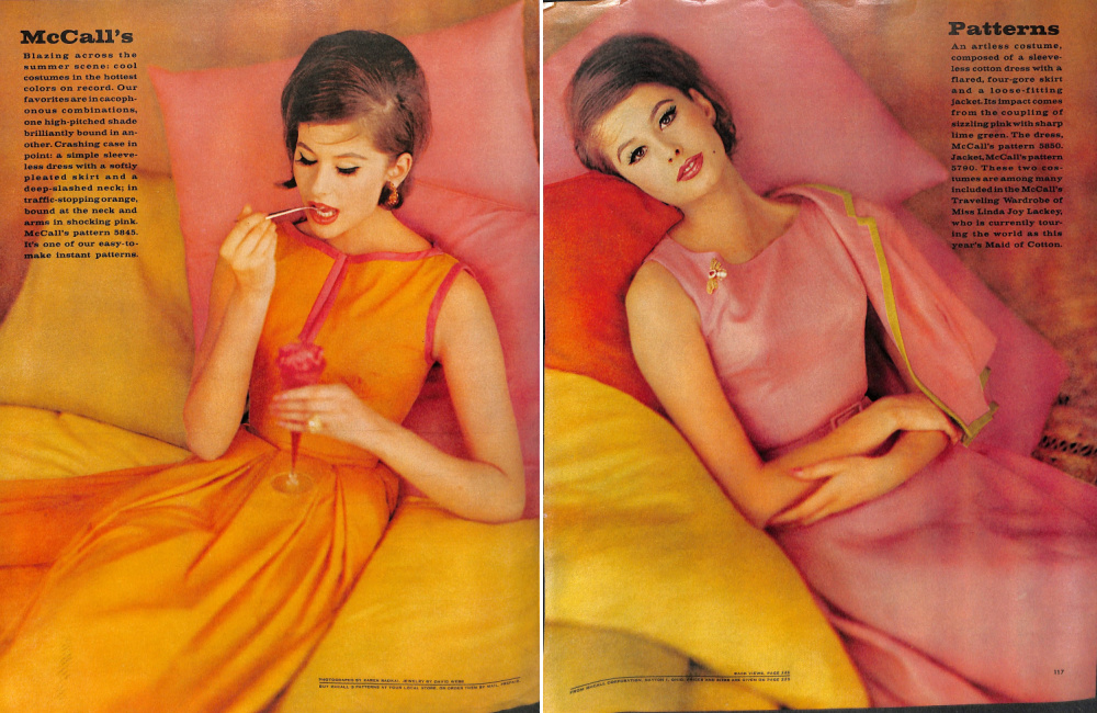 Exploring McCalls Vintage Sewing Patterns from the 1960s – Mid-Century Page
